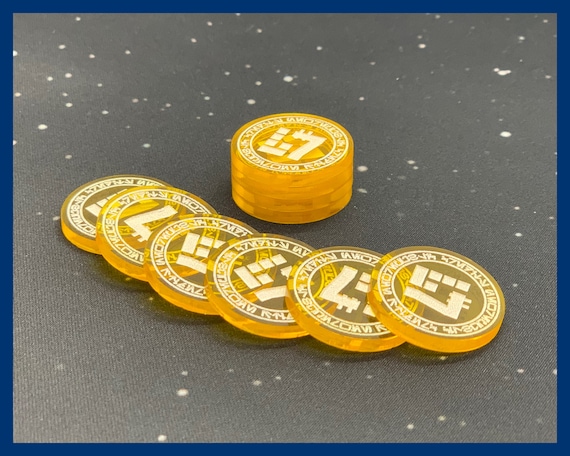 SW Themed New Republic Acrylic Currency/credits Tokens | Etsy