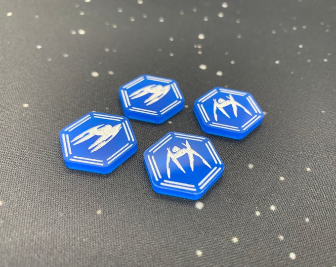 X-wing Acrylic Dual Sided Landing Struts Tokens - Etsy