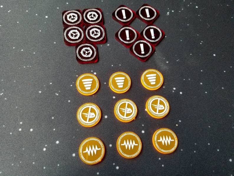 X-wing 2.0 Ship Status Token Set - Etsy