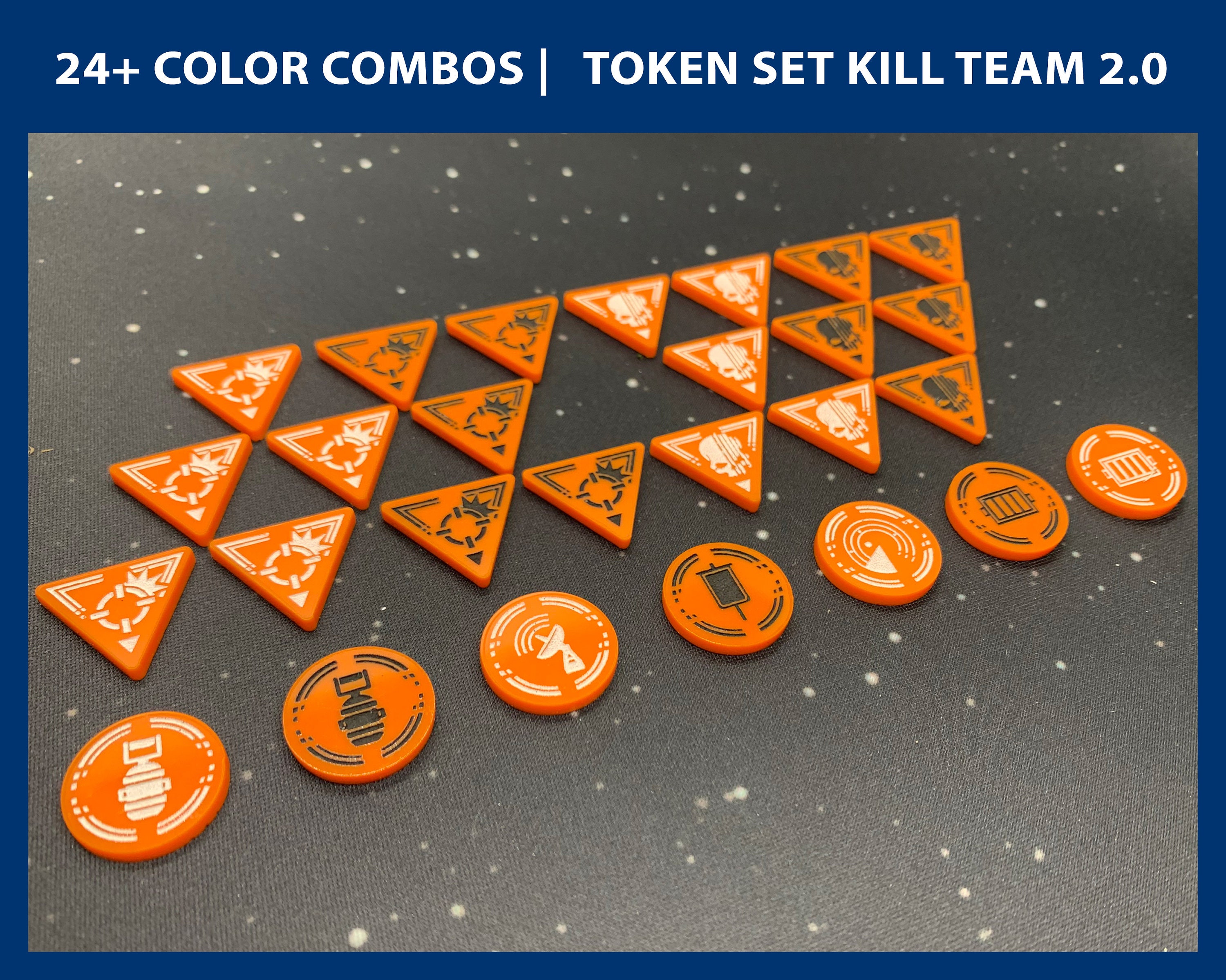Double Sided Token Set for Kill Team - Etsy