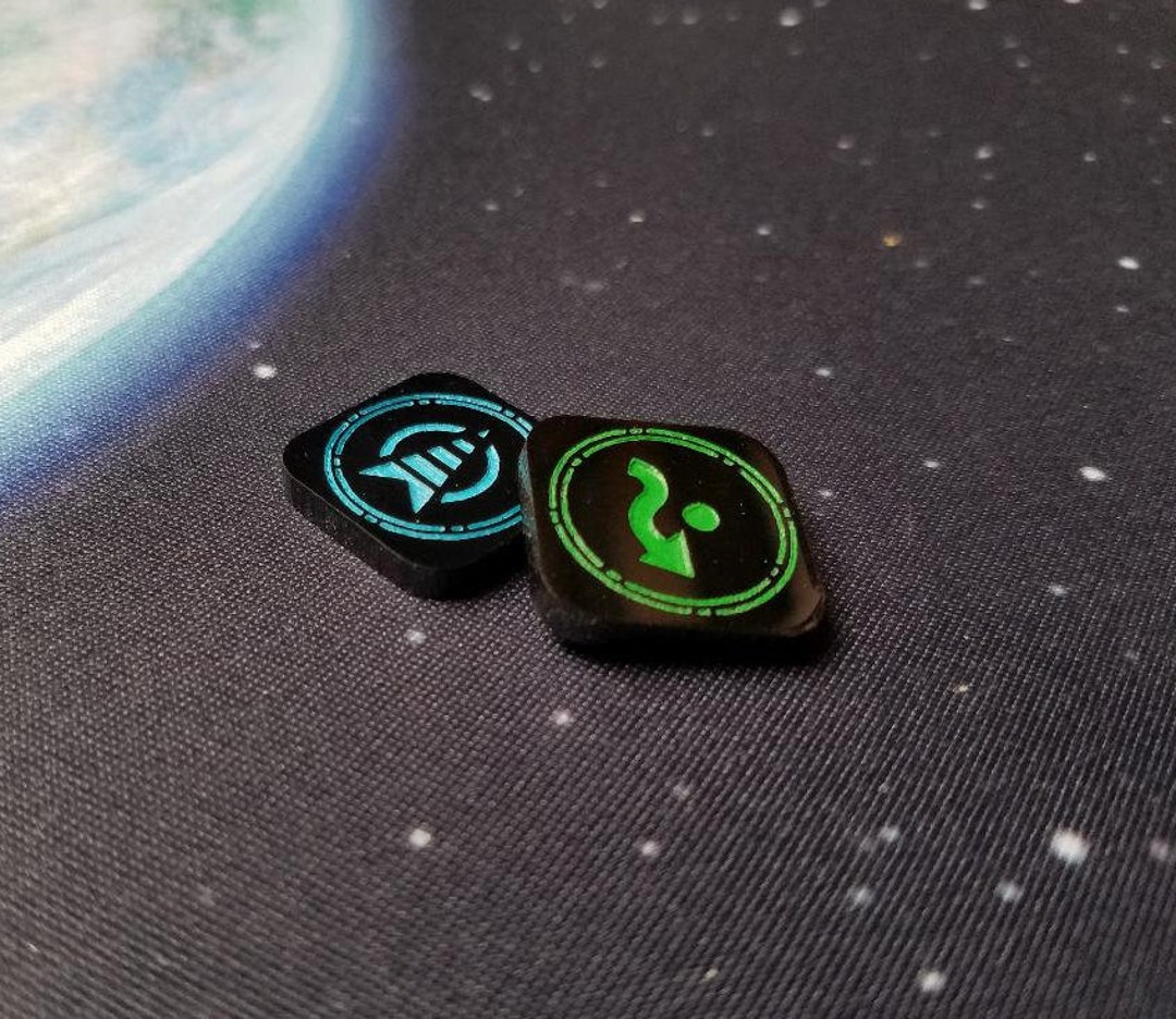 X-wing 2.0 Acrylic Evade/cloak Tokens (2) - Etsy