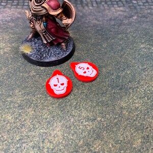 Double Sided Wound Token Set for Warcry - Etsy