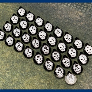 Double Sided Wound Token Set for Warcry - Etsy