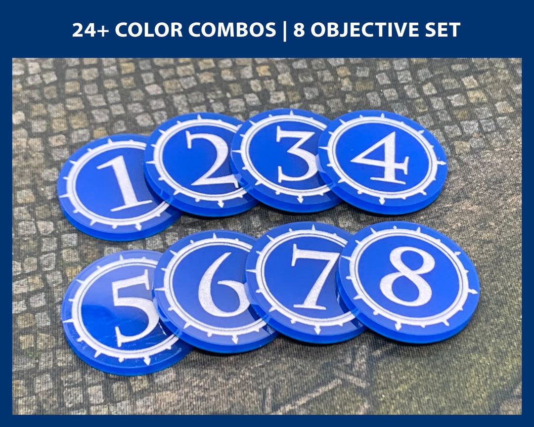 8 Fantasy Themed Objective Markers - Etsy