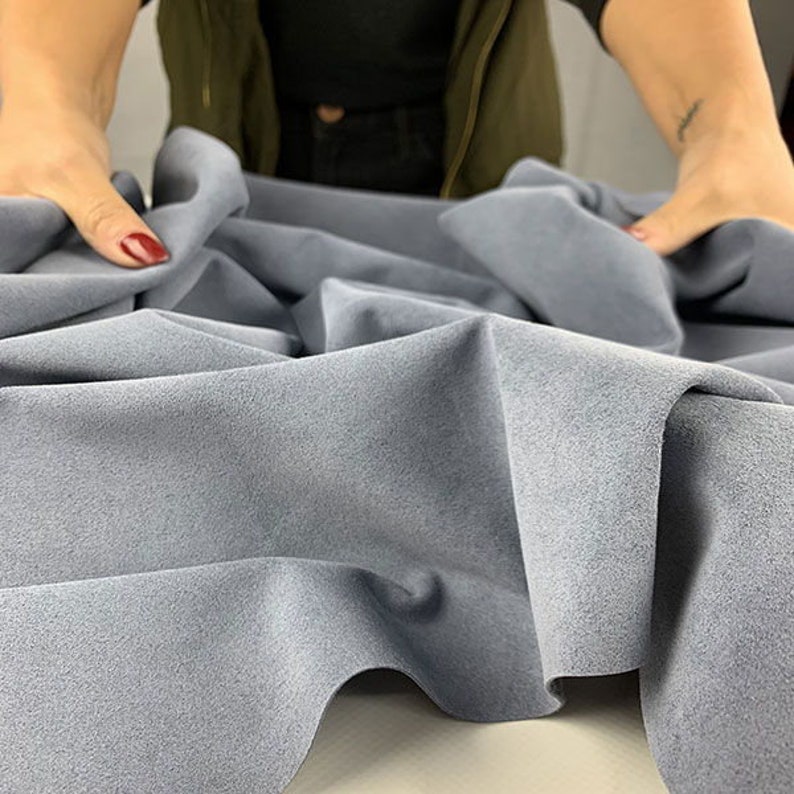 Shark Split Suede Leather Calf Suede Genuine Italian - Etsy