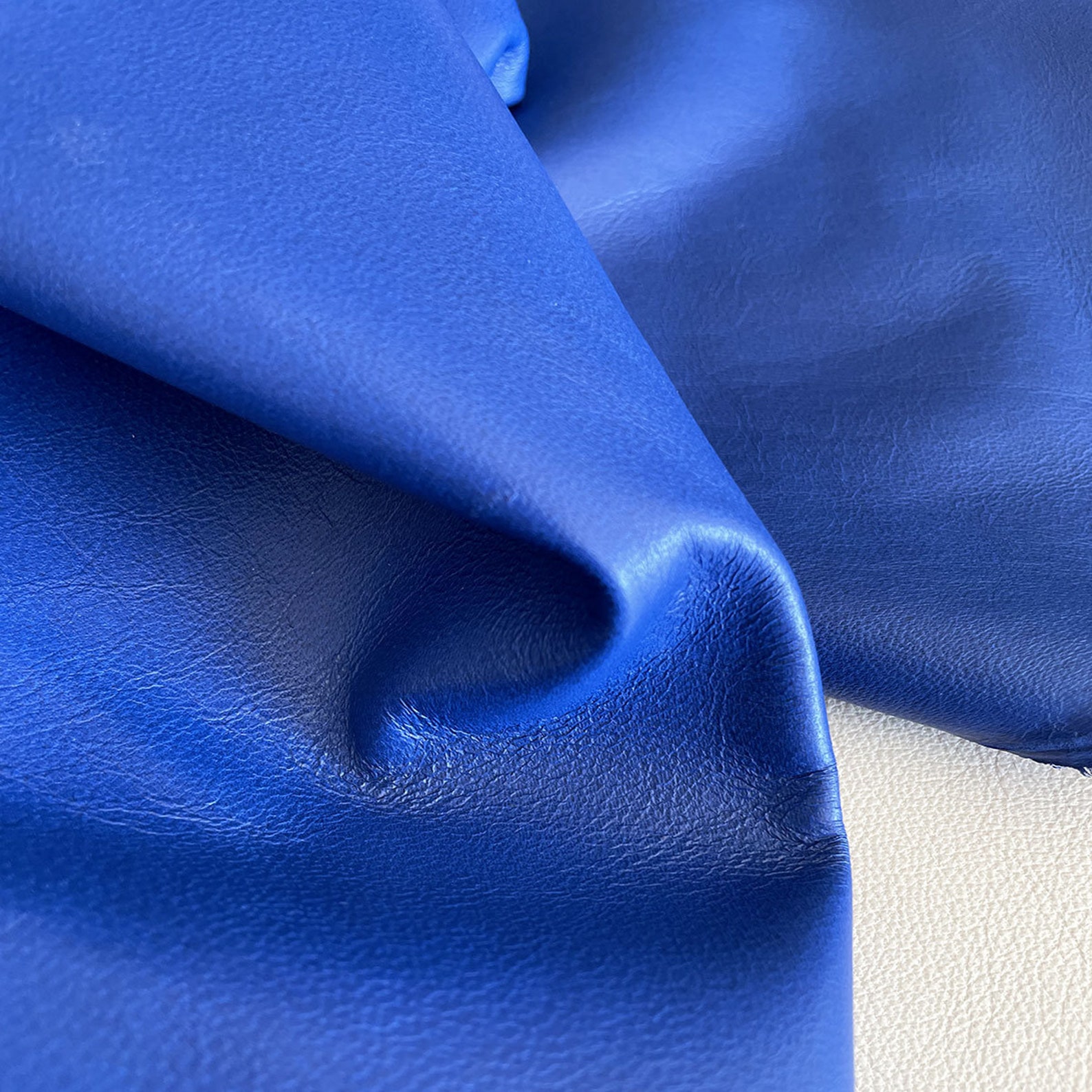 Greek Blue Nappa Leather 23.5''X31.5'' Soft | Etsy