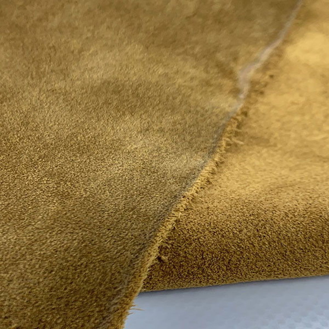 Peanut Butter Split Suede Leather Calf Skin Genuine Italian - Etsy