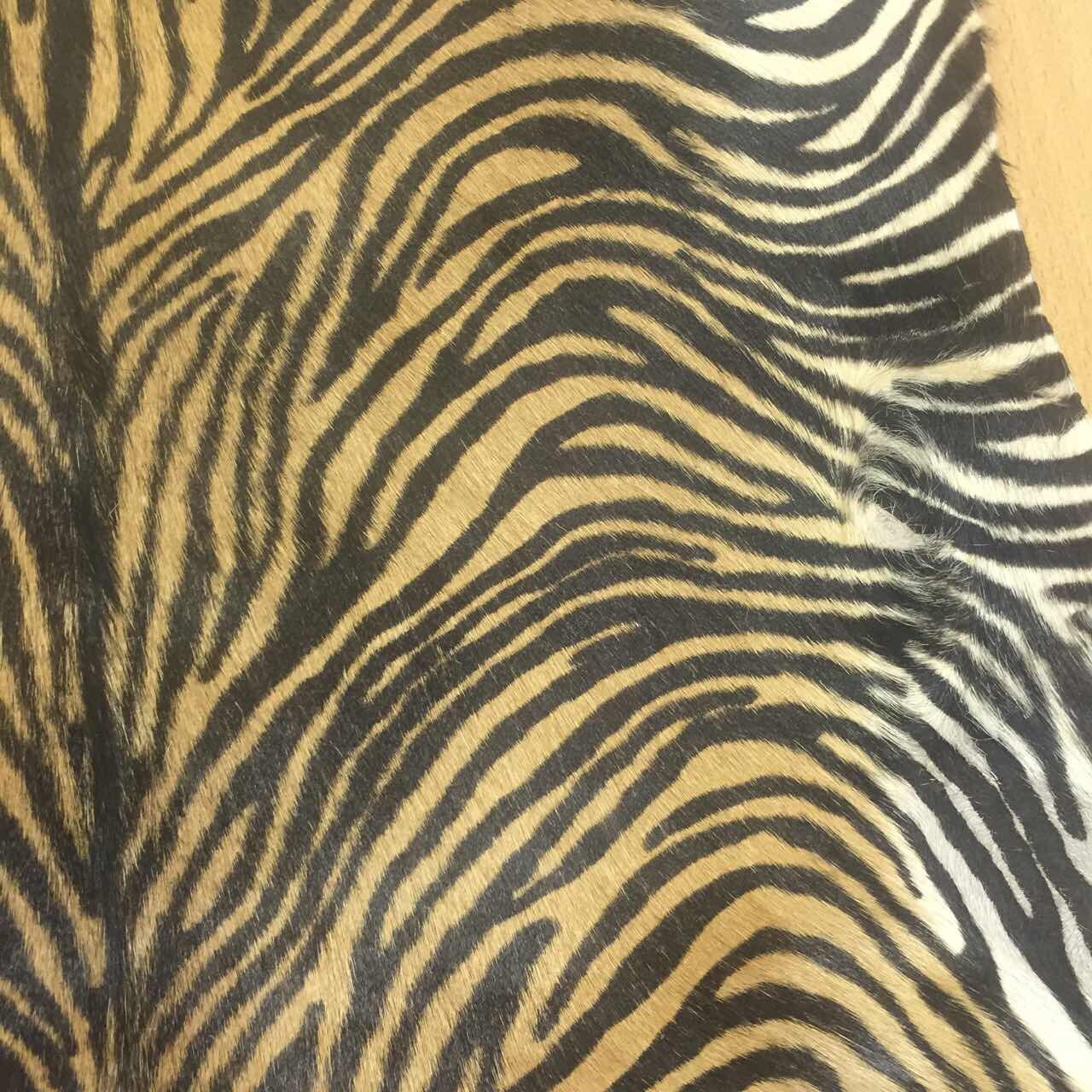 Zebra Texture Calf Hair leather, Zebra Pattern Hair On leather Hide ...