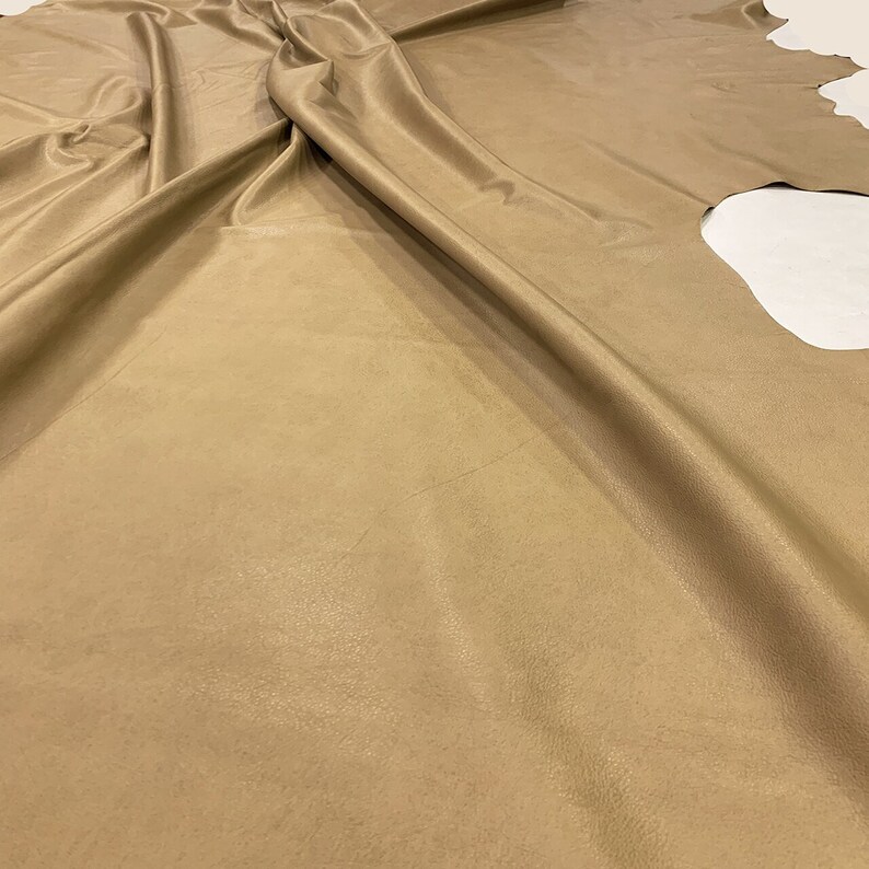 Camel Thin Calf Leather Hide Upholstery Leather Whole Hides - Etsy