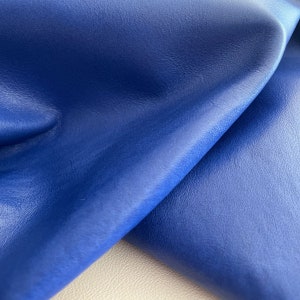 Greek Blue Nappa Leather 23.5''X31.5'', Soft Lambskin, Premium Quality ...