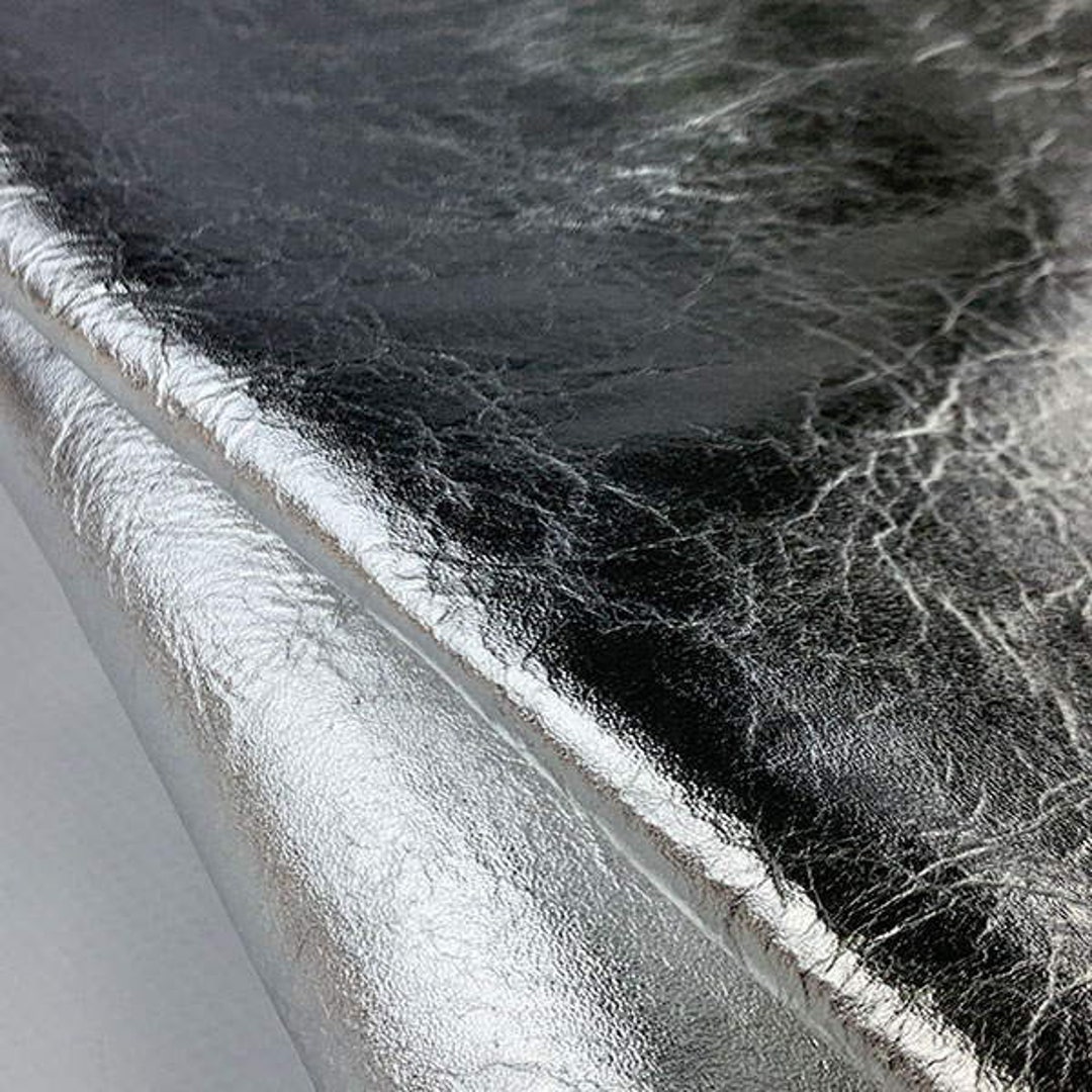 Silver Metallic Leather, Genuine Italian Leather, Leather Supplier ...