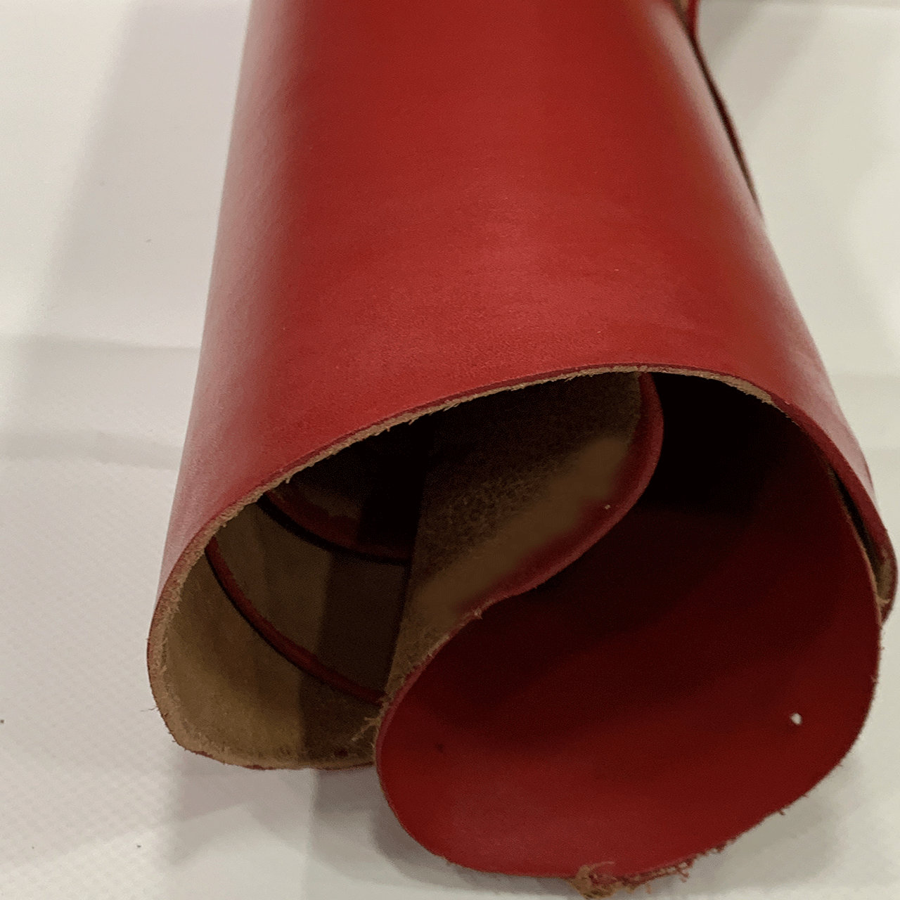 Red vegetable tanned Leather, Split leather 1.5mm-1.6mm, Veg tanned ...