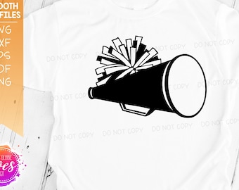 Megaphone Svg Svg File Svg Files Cheer Svg Cheerleader - Etsy