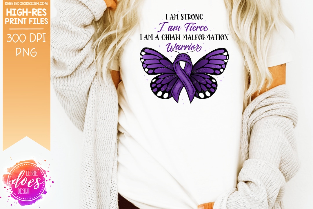 Strong Fierce Warrior Butterfly - Chiari Malformation - Printable ...