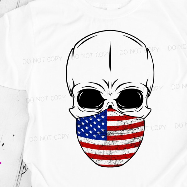 Usa Flag Mask - Etsy