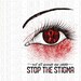 Red Stop the Stigma Mental Health Awareness Ribbon Eye Printable ...