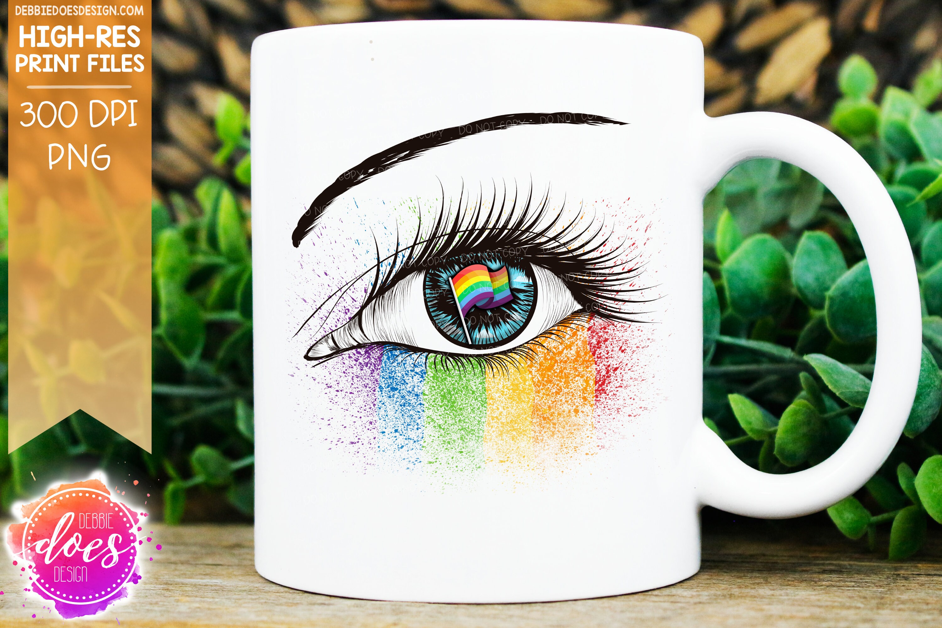 Awareness Ribbon Eye Design Pride Flag Instant Download - Etsy