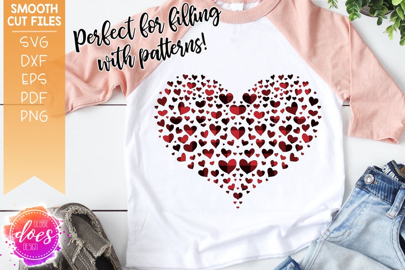 Heart of Hearts SVG Digital Cut Files HTV Svg Vinyl | Etsy