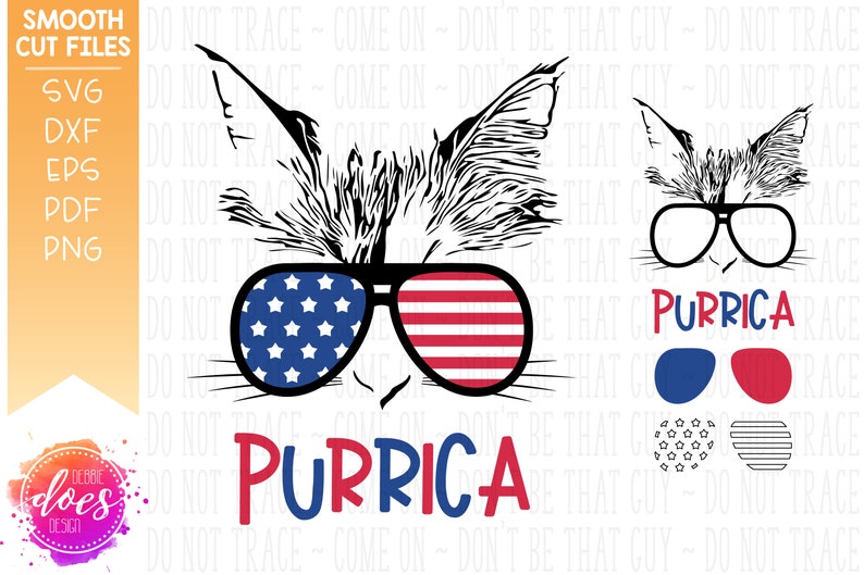 Purrica Cat SVG Digital Cut File HTV Svg Vinyl Decal | Etsy