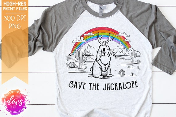 Save the Jackalope Sublimation/Printable Design Instant | Etsy