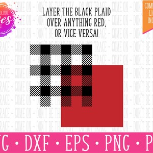 Buffalo Plaid Buffalo Check SVG Digital Cut File HTV Svg Vinyl Decal ...