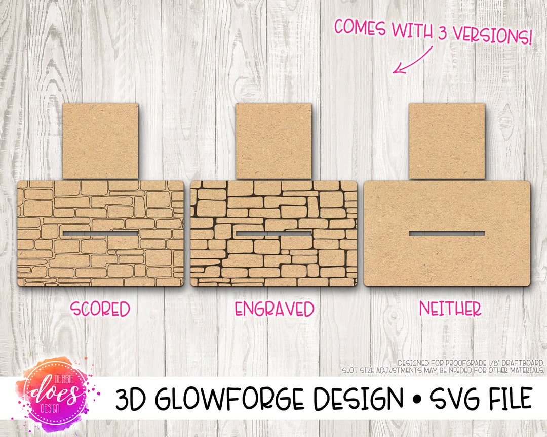 Cobblestone Stand - 3 Versions! - Glowforge Design - Glowforge SVG File ...