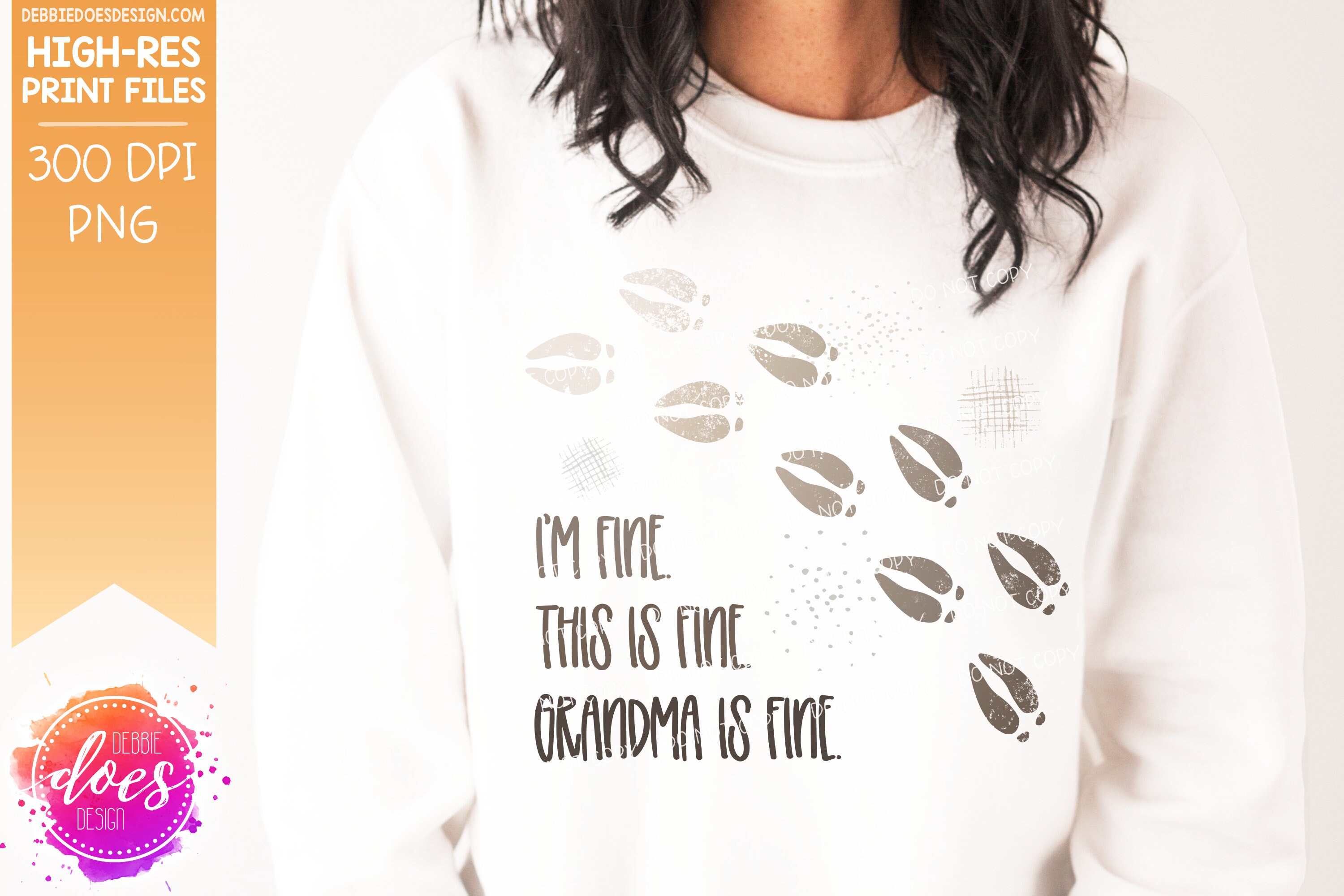 Grandma Got Ran Over by a Reindeer but She's Fine Kit | Etsy