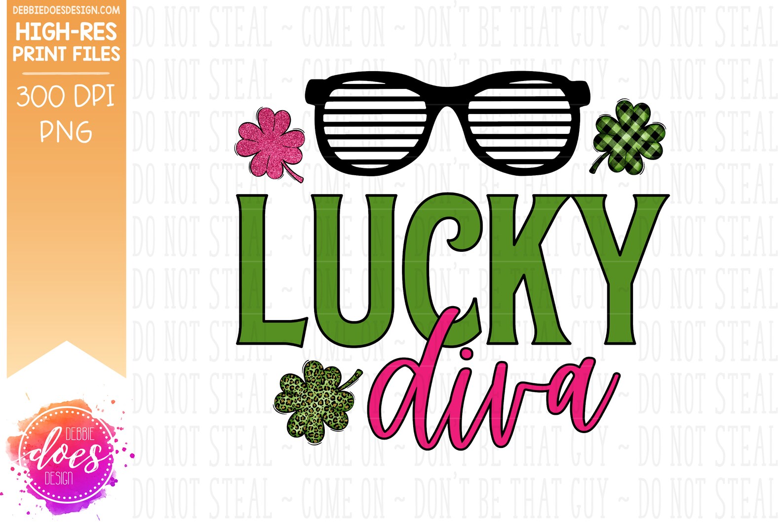 Lucky Diva Sublimation/printable Design Instant Download - Etsy