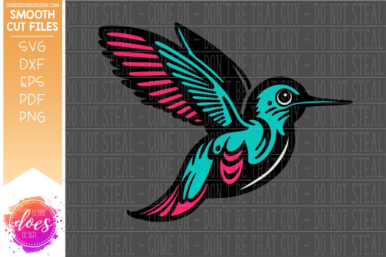 Hummingbird SVG Digital Cut Files HTV Svg Vinyl Decal - Etsy