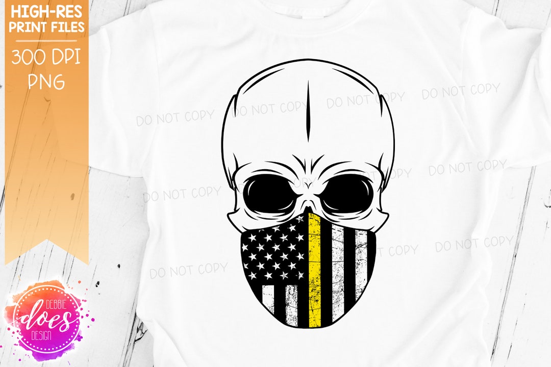 Skull With Mask - Dispatch - Sublimation/printable Design | Instant ...