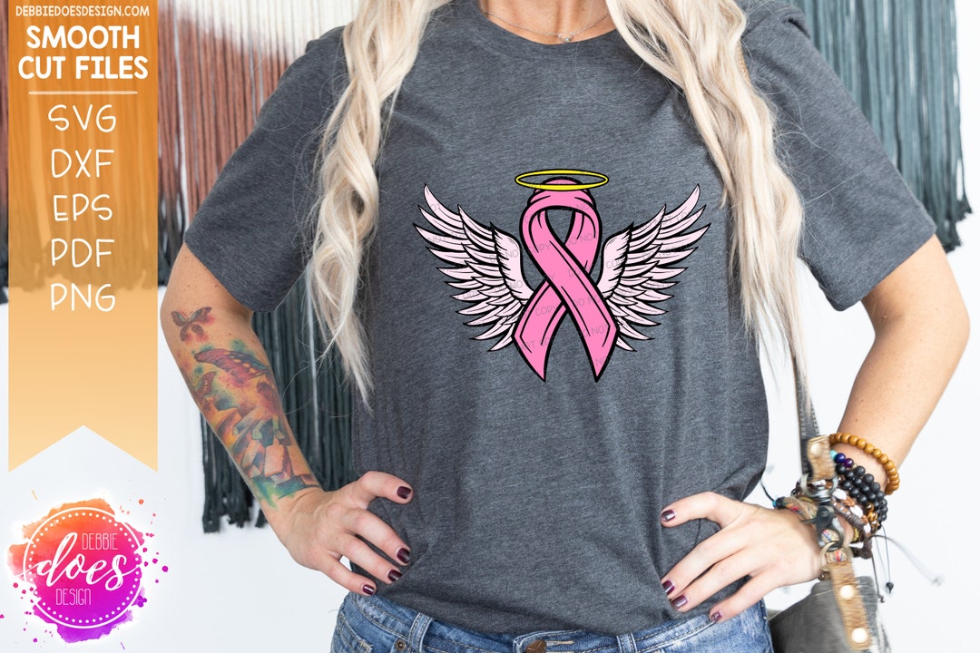 Awareness Ribbon Wings With Halo - SVG File | Digital Cut Files | HTV ...