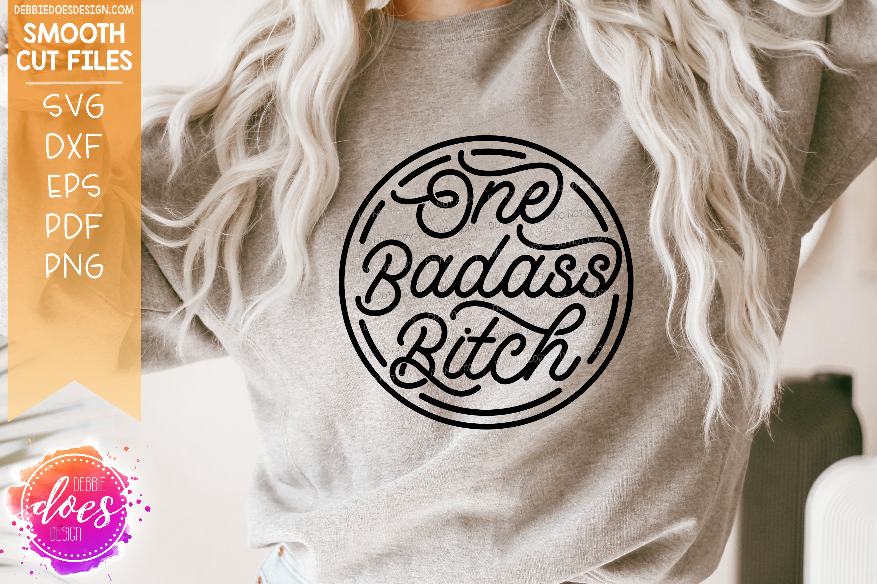 One Badass Bitch SVG Digital Cut Files HTV Svg Vinyl | Etsy