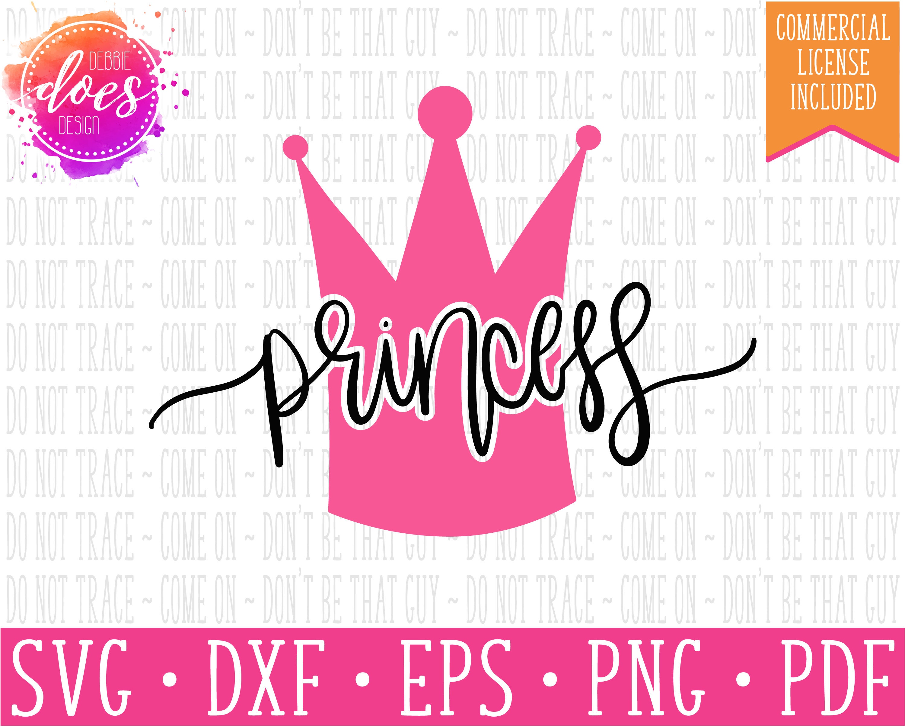 Princess Crown SVG Digital Cut File HTV Svg Vinyl | Etsy