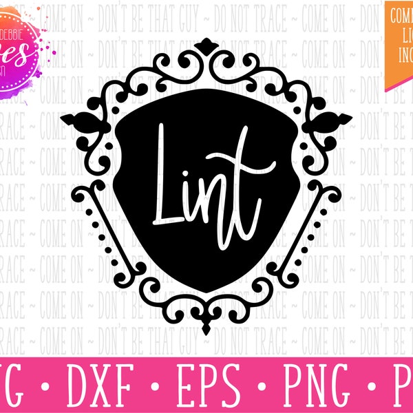 Lint Svg - Etsy