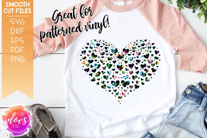 Heart of Hearts SVG Digital Cut Files HTV Svg Vinyl | Etsy