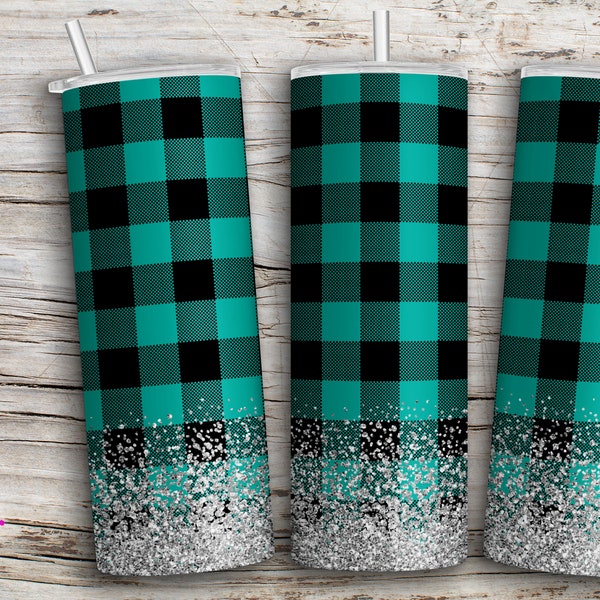 Teal Plaid - Etsy