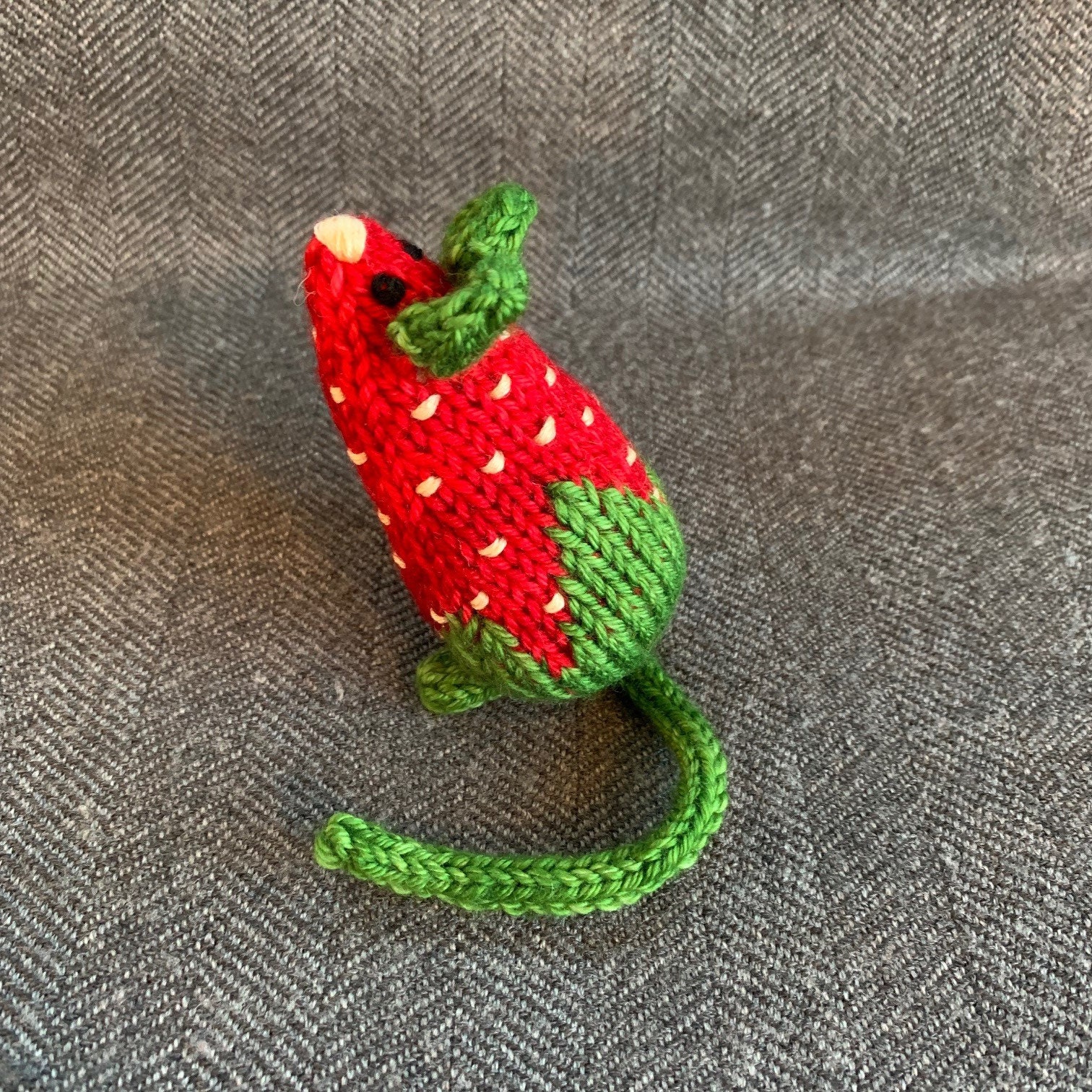 Strawberry Mouse - Etsy