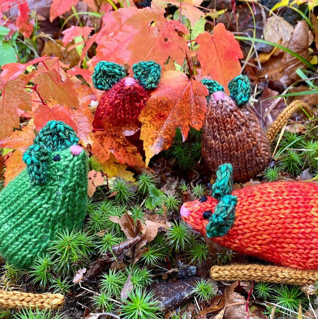 Leaf Mice - Etsy