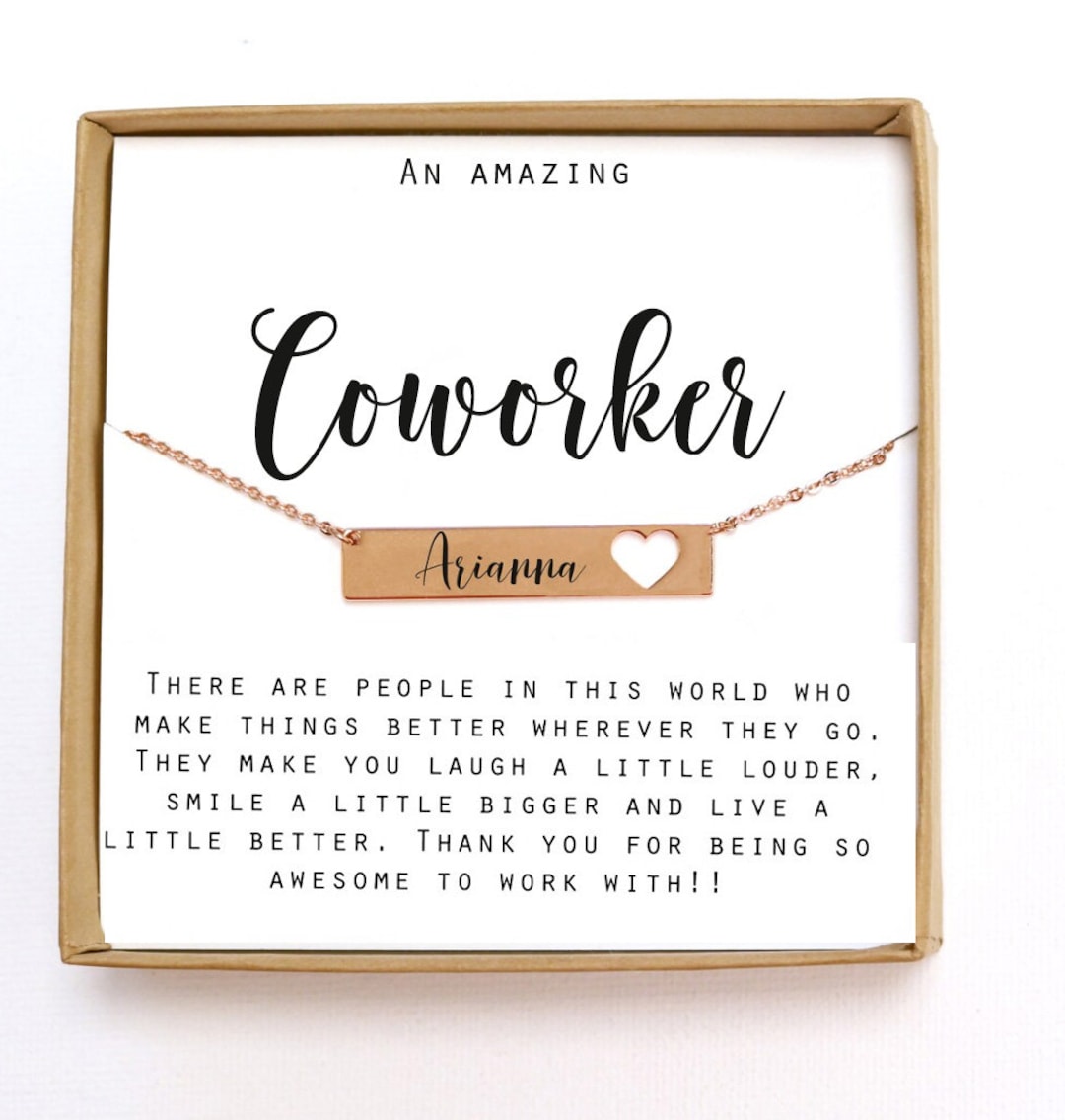 Personalized Coworker Gift Farewell Gift for Coworker Going Away Gift ...