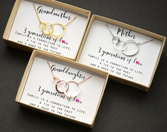 3 Generation Necklace - Etsy