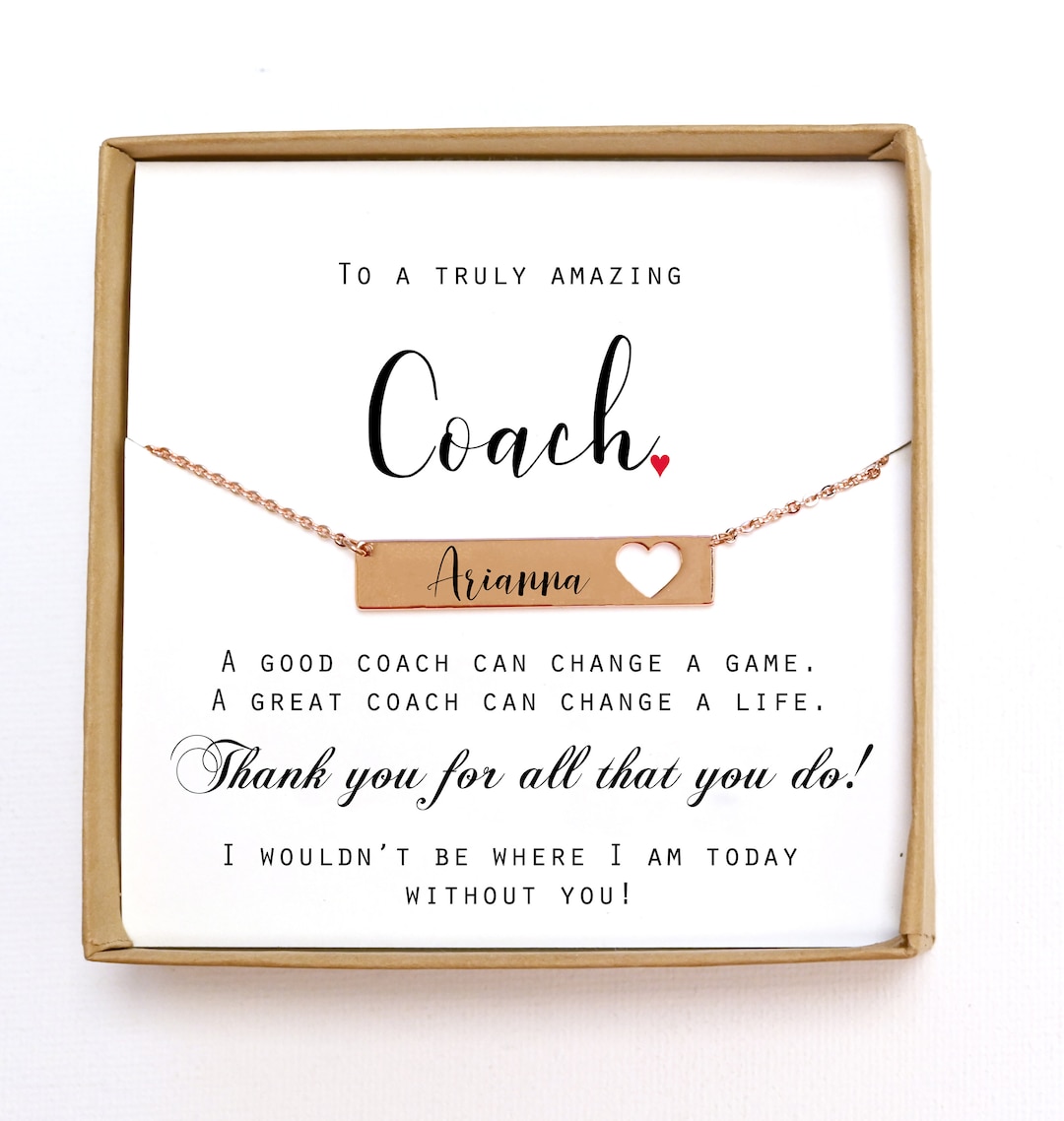 Personalized Coach Gift Cheerleading Cheer Coach Gift Swim Coach ...