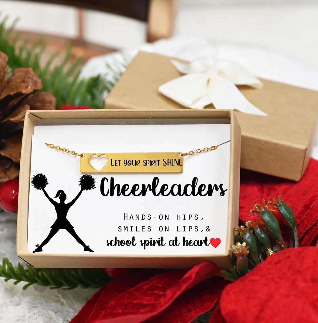 Let Your Spirit SHINE- Personalized Cheerleader Gift Cheerleading Cheer ...