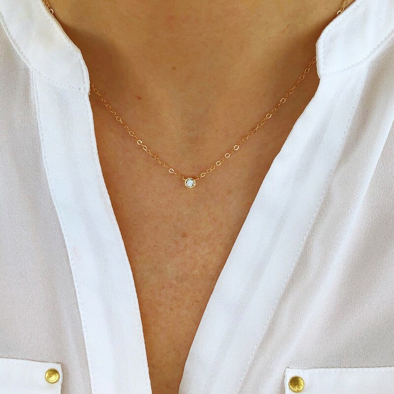 Dainty Necklace - Etsy