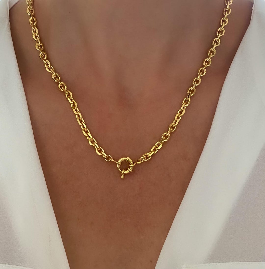 Gold Filled Necklace Gold Necklaces for Women Jewelry Clasp Closure ...