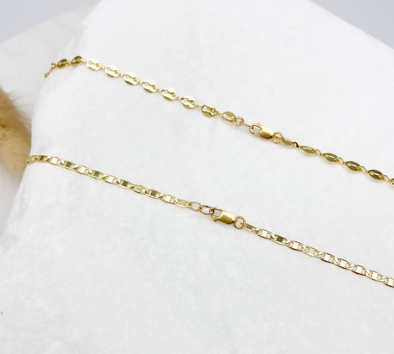 24k Gold Filled Necklace Gold Necklace Dainty Necklace - Etsy