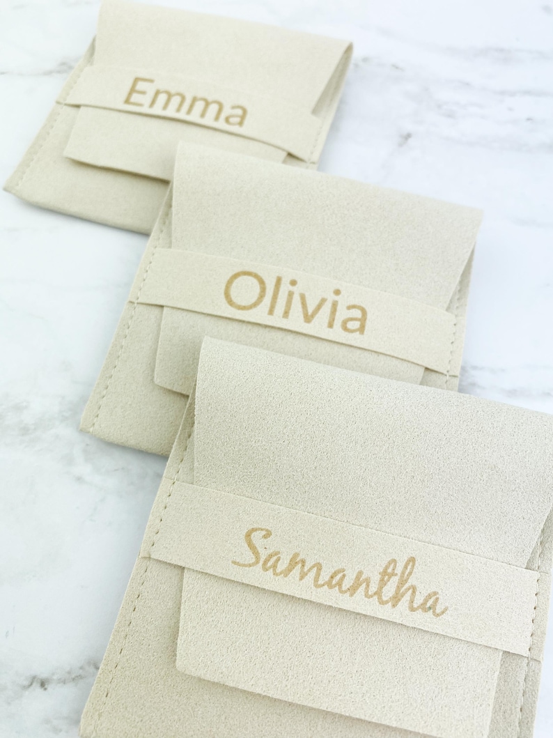 Custom Personalized Jewelry Pouch- Add On- Custom Jewelry Pouch ...