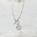 Silver Compass Necklace, Paperclip Chain Necklace With Toggle Closure ...