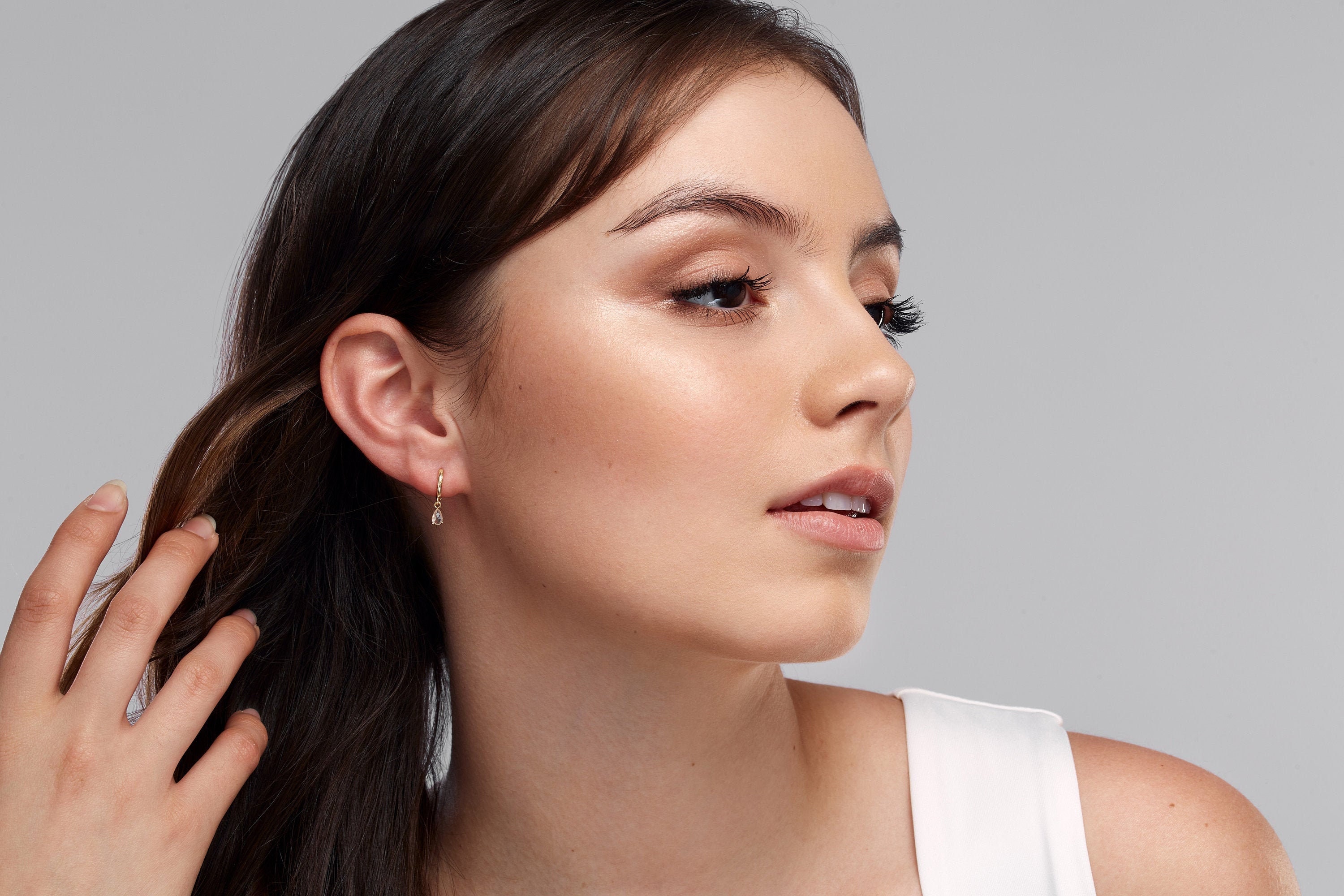 Small Hoops Gold Hoop Earrings Little Gold Hoops Thick - Etsy