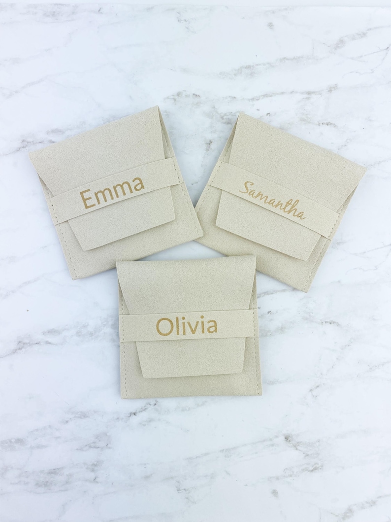 Custom Personalized Jewelry Pouch- Add On- Custom Jewelry Pouch ...