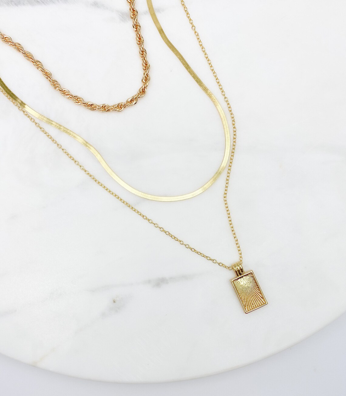 Necklace Set Gold Gold Necklace Gold Necklace Dainty - Etsy
